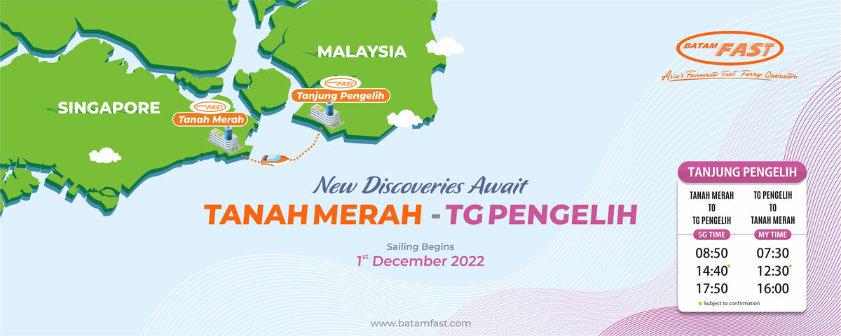 Batamfast Ferry (From Harbourfront, Singapore) – OTTER TOURS